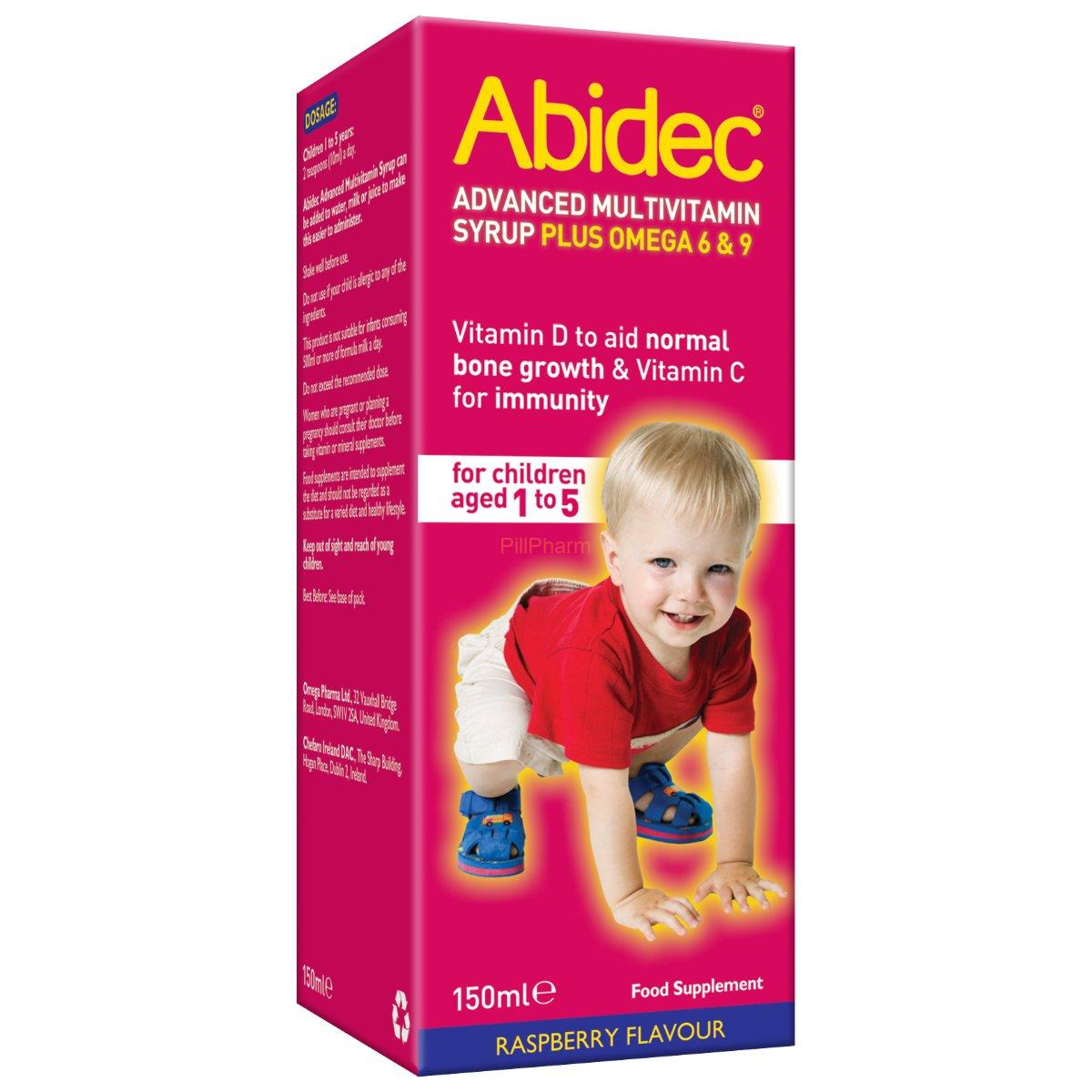 Abidec Advanced Multivitamin Syrup Plus Omega 6 & 9 150ml - HEMLOCK