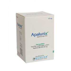 Apalunix (Apalutamide) 60mg Tablets 120's - HEMLOCK PHARMACY