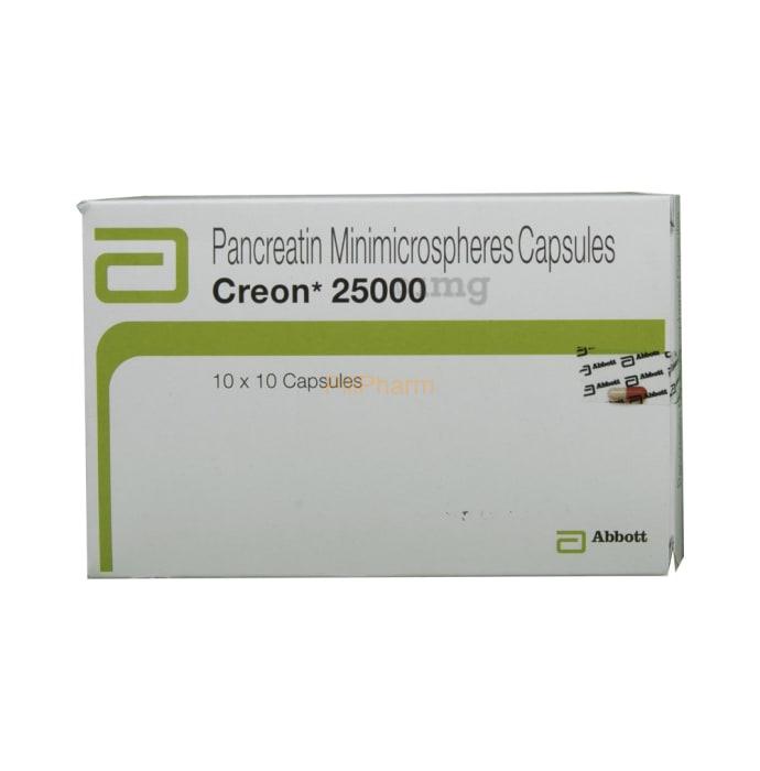 Creon 25,000IU 300mg Caps 100's - HEMLOCK PHARMACY