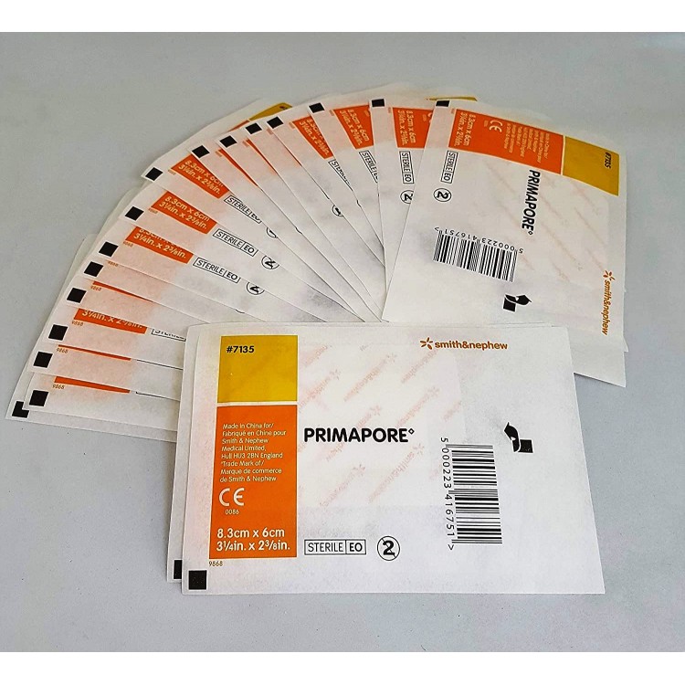 PRIMAPORE (8.3cm x 6cm) - Box of 50 Dressings - HEMLOCK PHARMACY