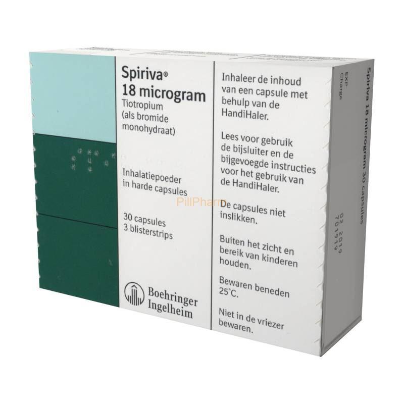 Spiriva (tiotropium) 18mcg Capsules 30's - HEMLOCK PHARMACY