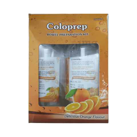 Coloprep Bowel Preparation Kit (177ml Each) Delicious Orange 2's - Hemlock
