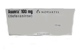Asunra (Deferasirox) 100mg Dispersible Tablets 30's - HEMLOCK PHARMACY