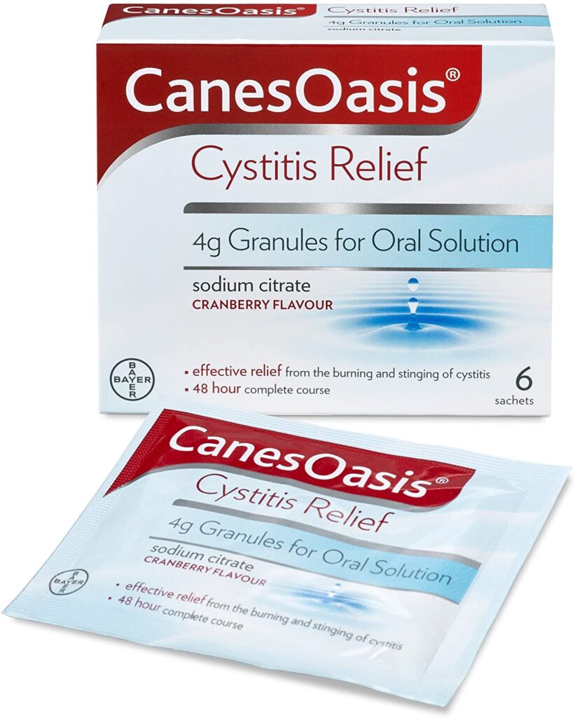 Canesoasis (Sodium Citrate) Cystitis Relief Sachets 6’s - HEMLOCK PHARMACY