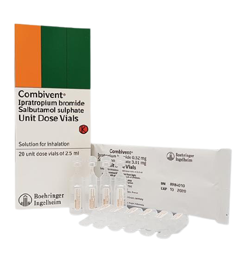 Combivent Unit Dose Vial 20's - HEMLOCK PHARMACY