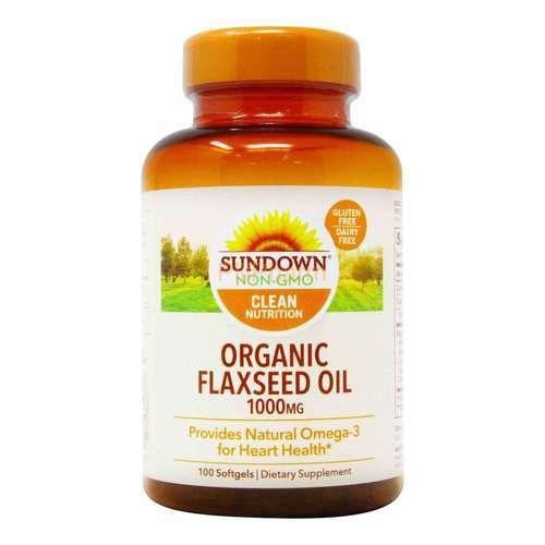 Sundown Naturals, Flaxseed Oil 1000 mg Softgels - HEMLOCK