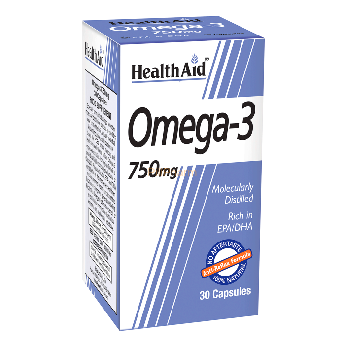 Health Aid Omega 3 750mg Capsules 30's - HEMLOCK PHARMACY