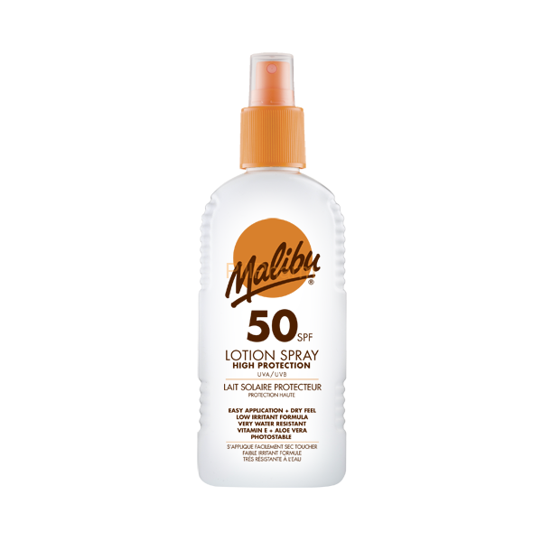 Malibu Sun Protection Lotion Spray SPF 50 200ml [Sunscreen] - HEMLOCK