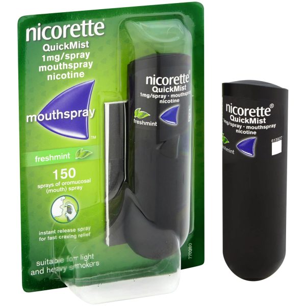 Nicorette QuickMist 1mg/spray mouthspray - HEMLOCK PHARMACY