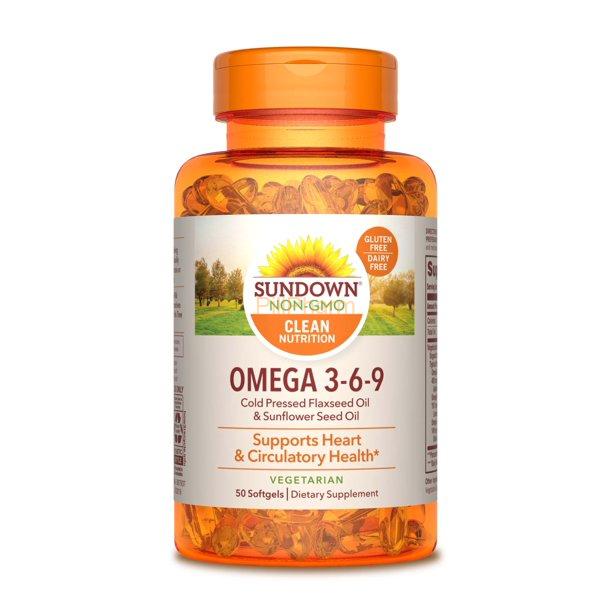 Sundown Naturals, Omega 3-6-9 Vegetarian Softgels - HEMLOCK PHARMACY