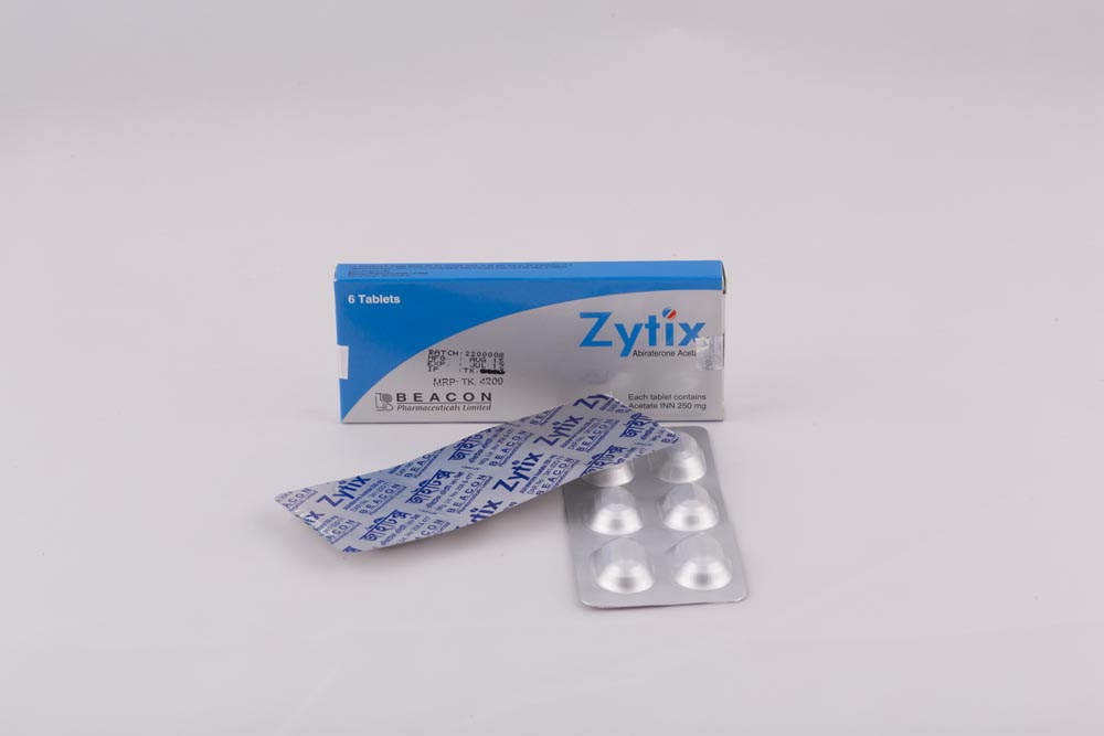 Zytix (Abiraterone Acetate) 250mg tablets 6's - HEMLOCK PHARMACY