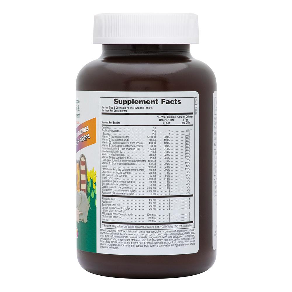 Nature's Plus Animal Parade Multivitamin Children’s Chewables ...