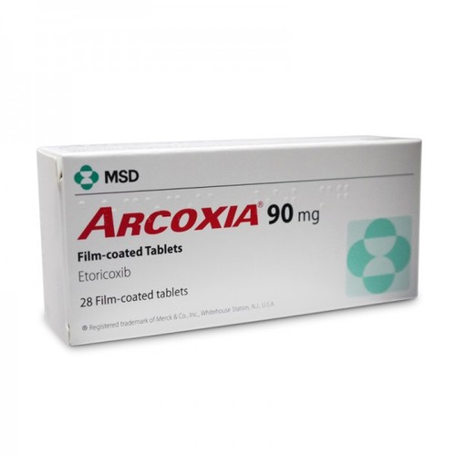 ARCOXIA (Etoricoxib) Tablets 90mg 28's - HEMLOCK PHARMACY