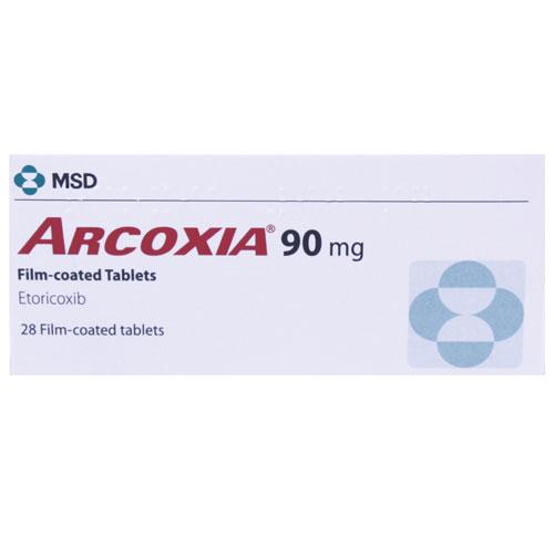 ARCOXIA (Etoricoxib) Tablets 90mg 28's - HEMLOCK PHARMACY