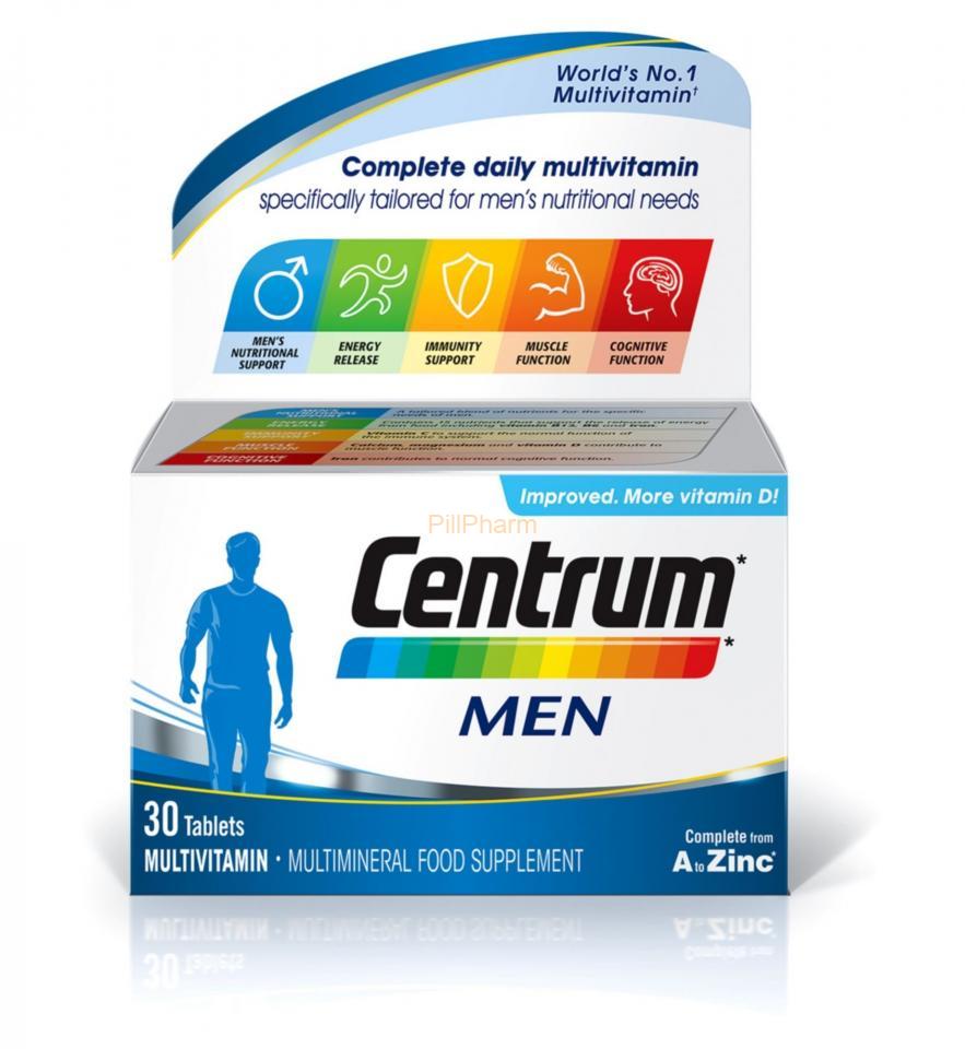 Centrum Men Tablets 30's - HEMLOCK PHARMACY