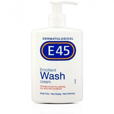 E45 Emollient Wash Cream for Dry & Itchy Skin 250ml - HEMLOCK
