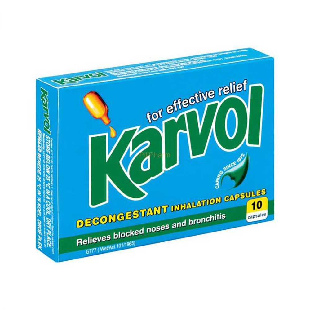 Karvol decongestant capsules 10's - HEMLOCK PHARMACY