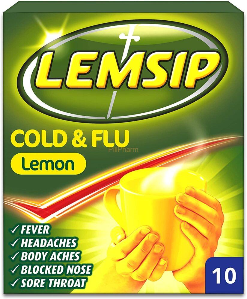 Lemsip Cold & Flu Lemon Powder for Oral Solution 10's - HEMLOCK PHARMACY