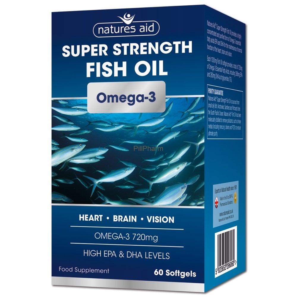 Natures Aid Super Strength Fish Oil - HEMLOCK PHARMACY