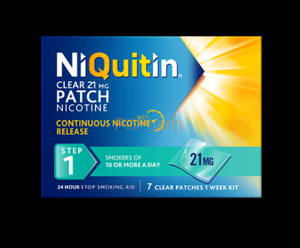 NiQuitin 21mg Step 1 Clear Patch - HEMLOCK PHARMACY