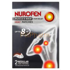 Nurofen Muscle & Back Pain Relief Heat Patches - 2 Large Patches ...