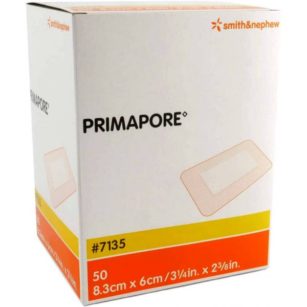 PRIMAPORE (8.3cm x 6cm) - Box of 50 Dressings - HEMLOCK PHARMACY