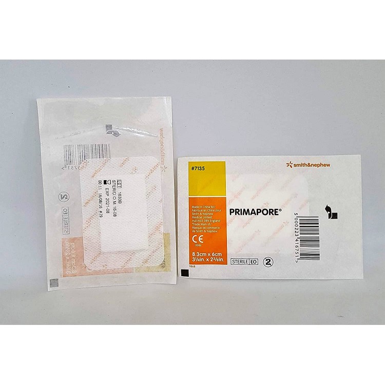 PRIMAPORE (8.3cm x 6cm) - Box of 50 Dressings - HEMLOCK