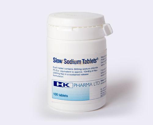 Slow Sodium 600mg 100 Tablets - HEMLOCK PHARMACY