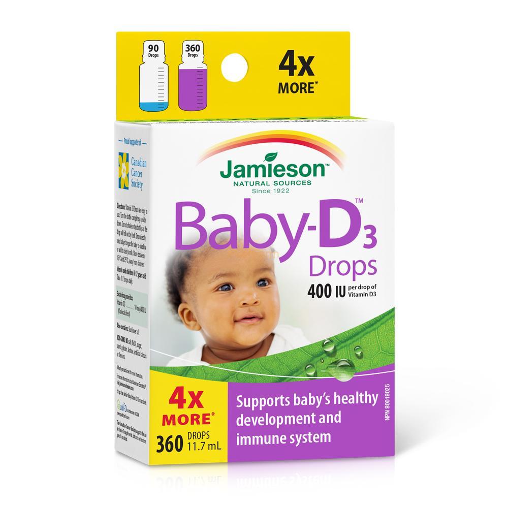 JAMIESON BABY-D | VITAMIN D3 DROPLETS - HEMLOCK PHARMACY