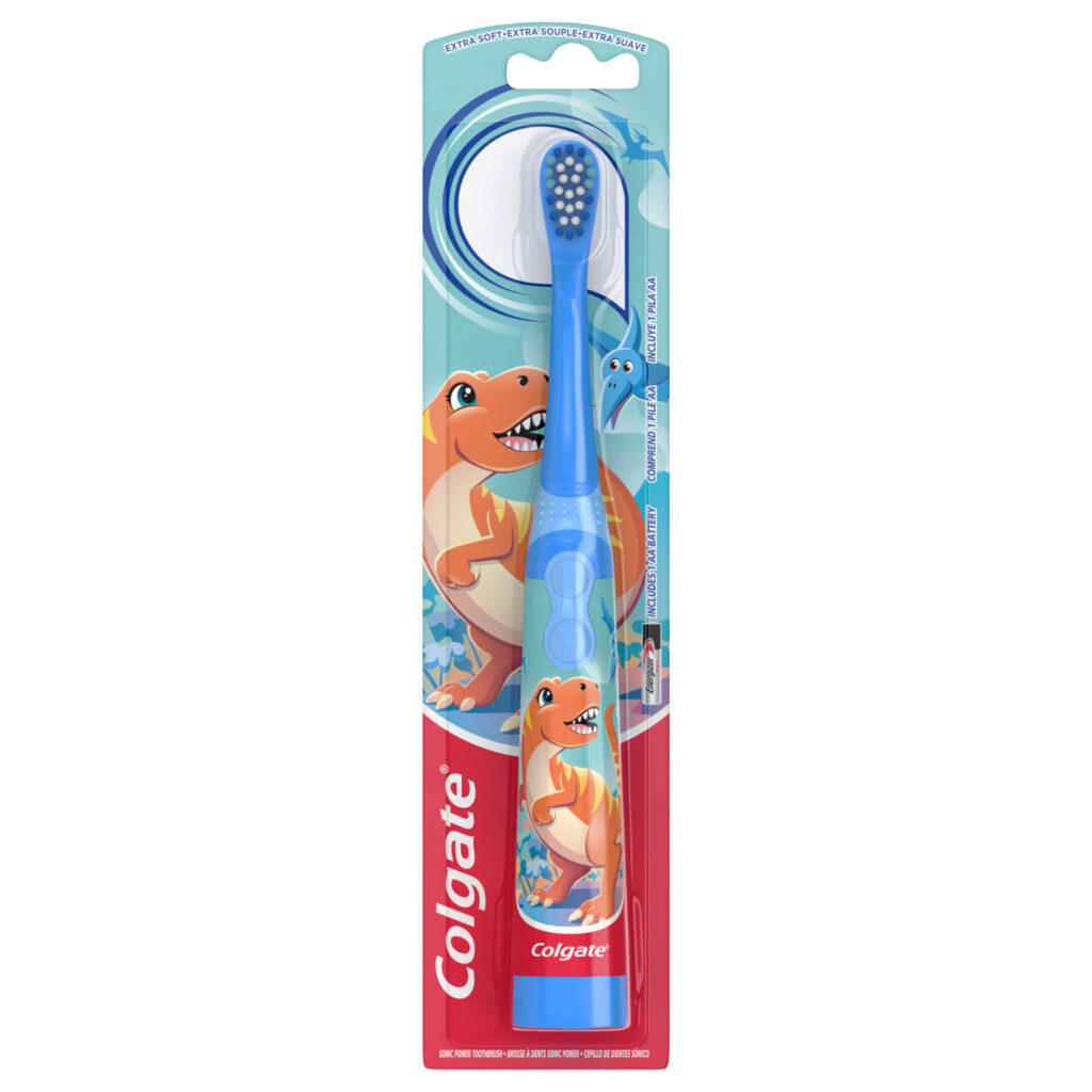 Colgate Kids Battery Toothbrush For Ages 3+, Dinosaur, 1 Pack - HEMLOCK ...