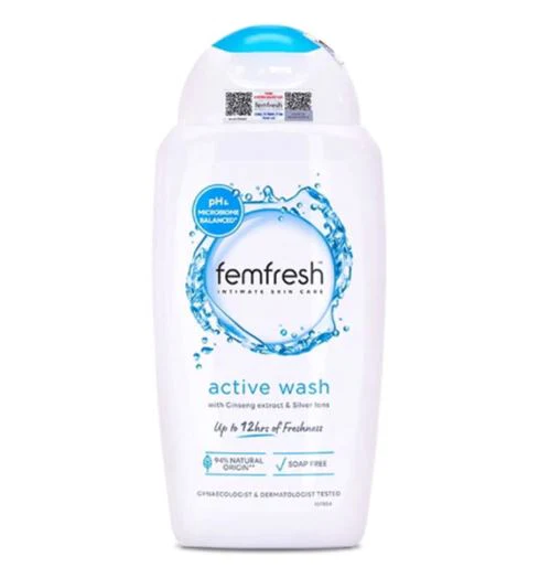 Femfresh Active Fresh Wash for Intimate Area 250 ml - HEMLOCK PHARMACY