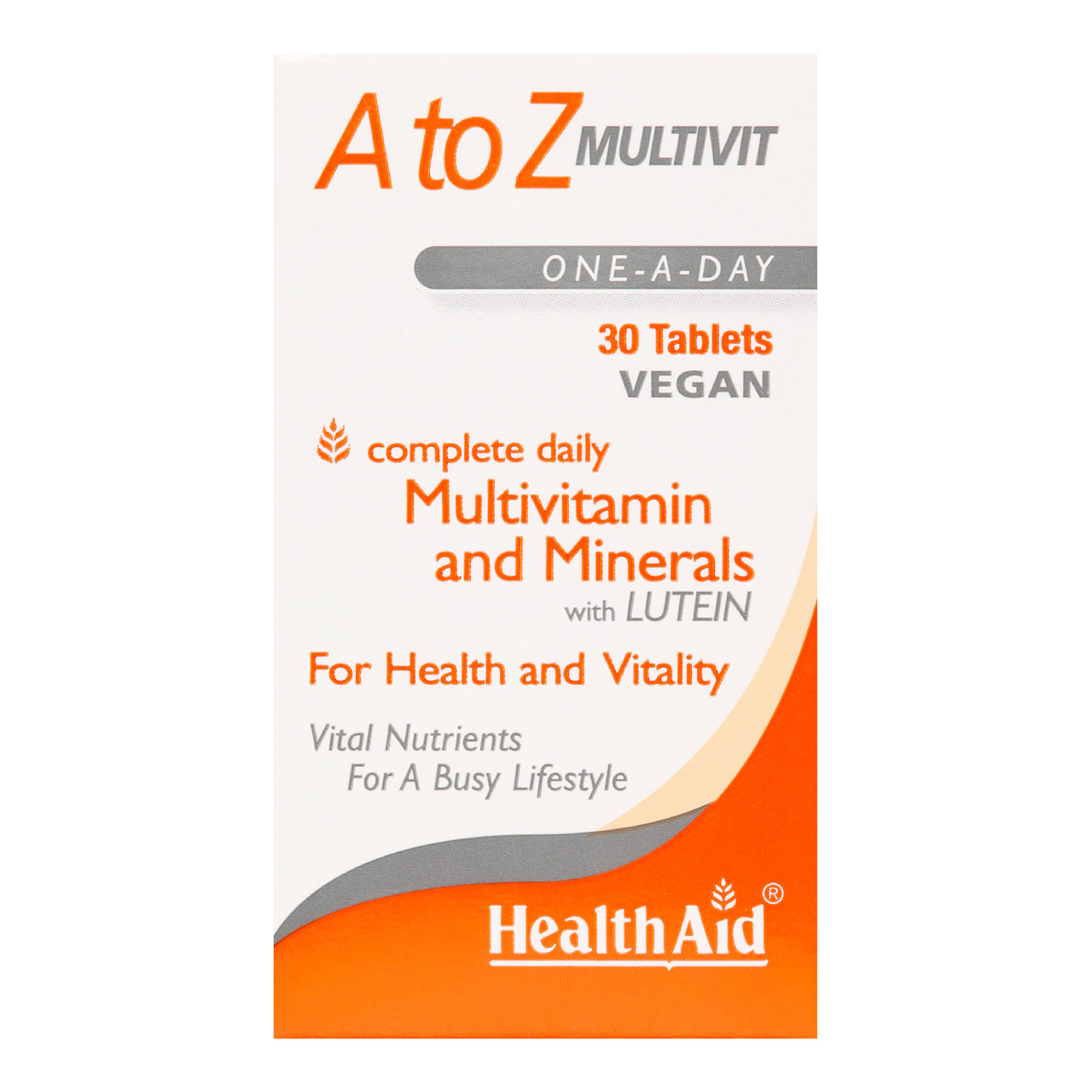 HealthAid A to Z Multivit Tablets 30's - HEMLOCK PHARMACY