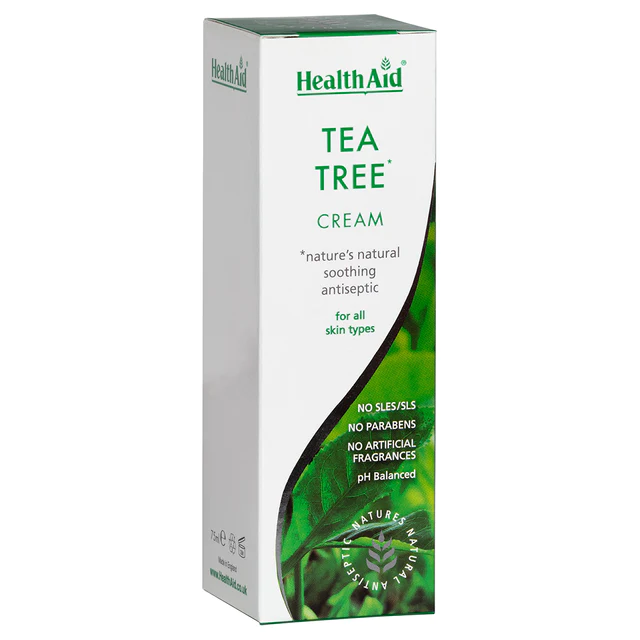 HealthAid Tea Tree Cream 75gm - HEMLOCK PHARMACY
