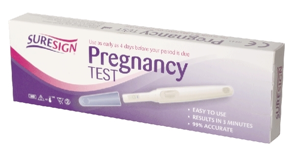 Suresign Pregnancy Midstream Single - 1 Test - HEMLOCK PHARMACY