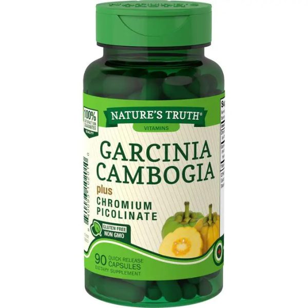 Nature's Truth Garcinia Cambogia plus Chromium Picolinate QR Capsules ...