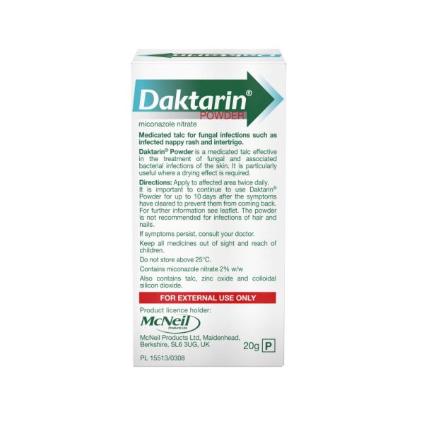 Daktarin (Miconazole) Powder 20g - HEMLOCK PHARMACY