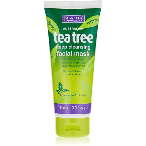 Beauty Formulas Tea Tree Deep Cleansing Facial Mask 100ml - HEMLOCK ...