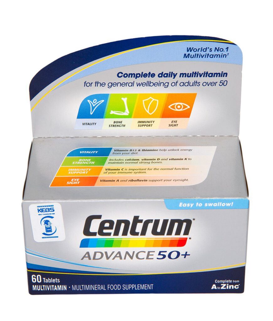 Centrum Advance 50+ Tablets 60's - HEMLOCK PHARMACY