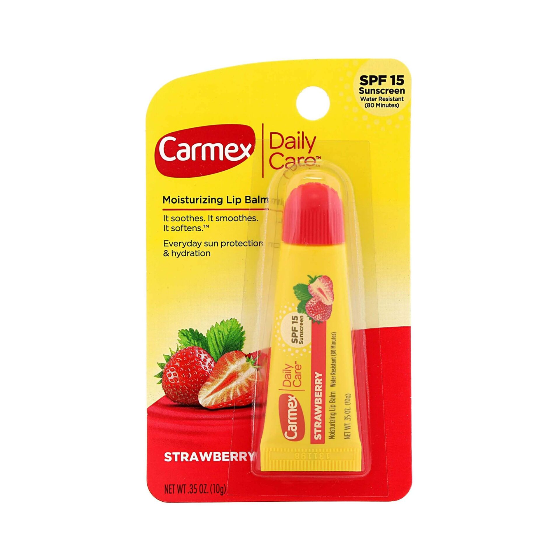 Carmex Lipbalm SPF15 (Tube) 10gms (Strawberry) - HEMLOCK PHARMACY