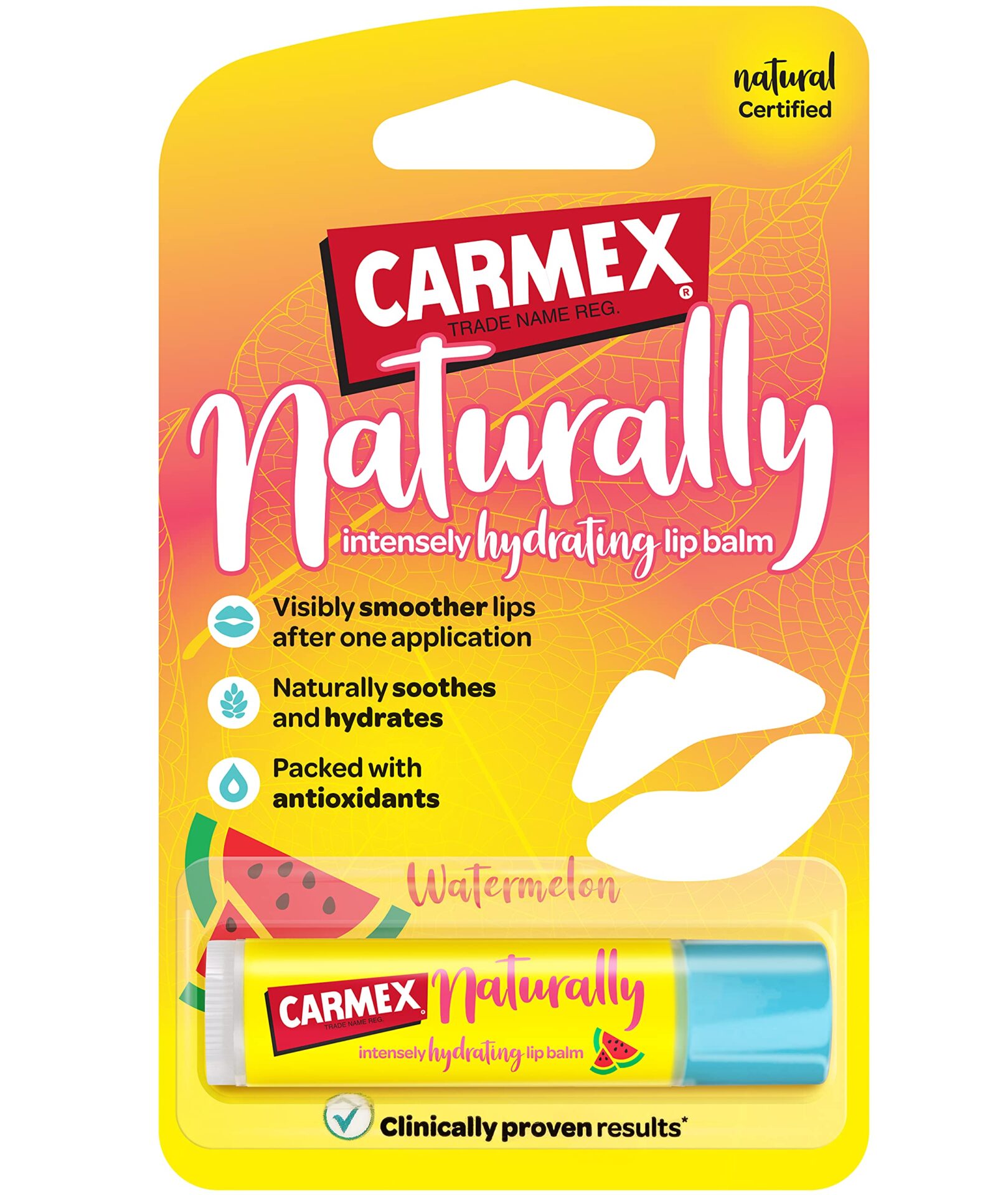 Carmex Lipbalm Naturally (Stick) 4.25gms (Watermelon) - HEMLOCK PHARMACY