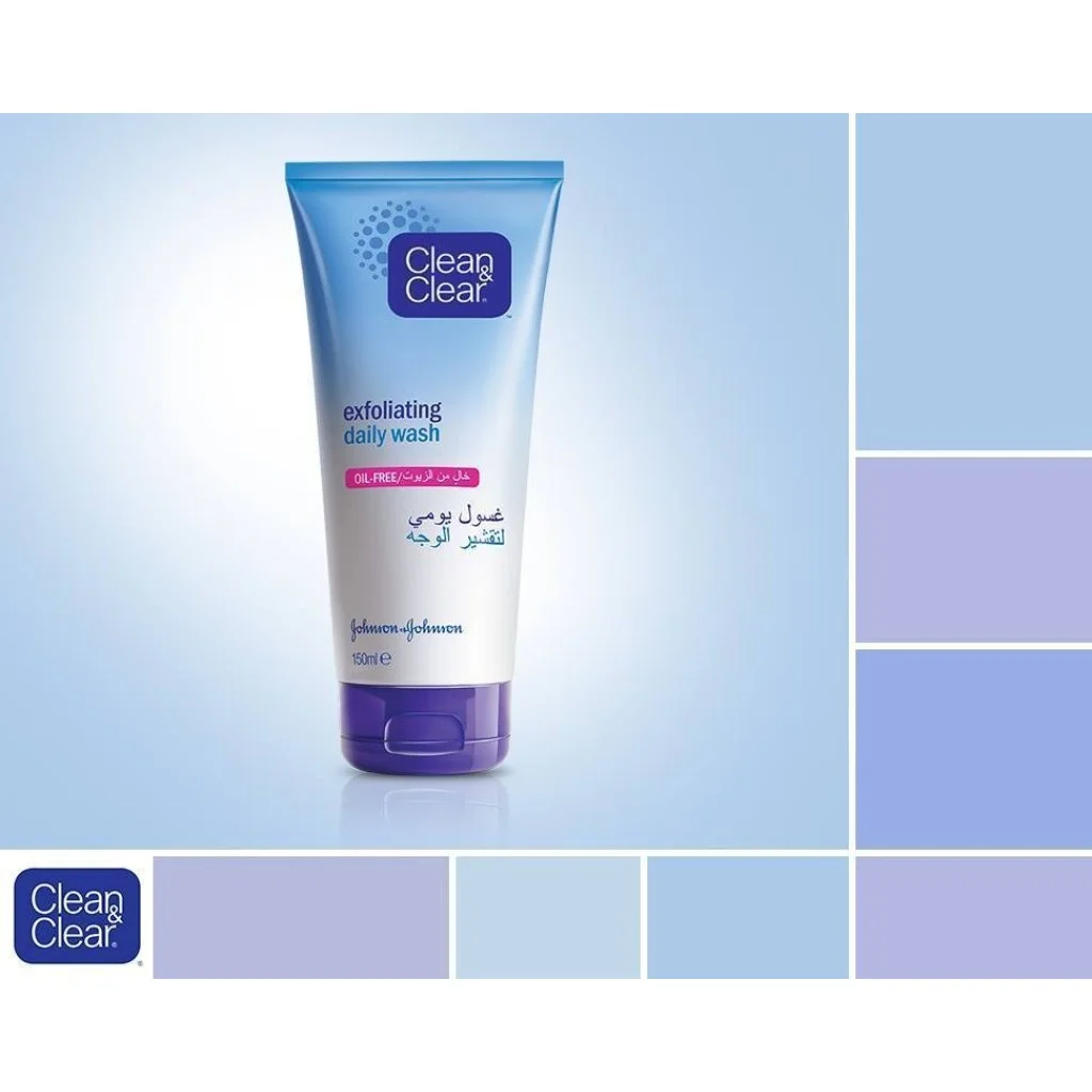 Clean & Clear Exfoliating Daily Wash 150ml - HEMLOCK