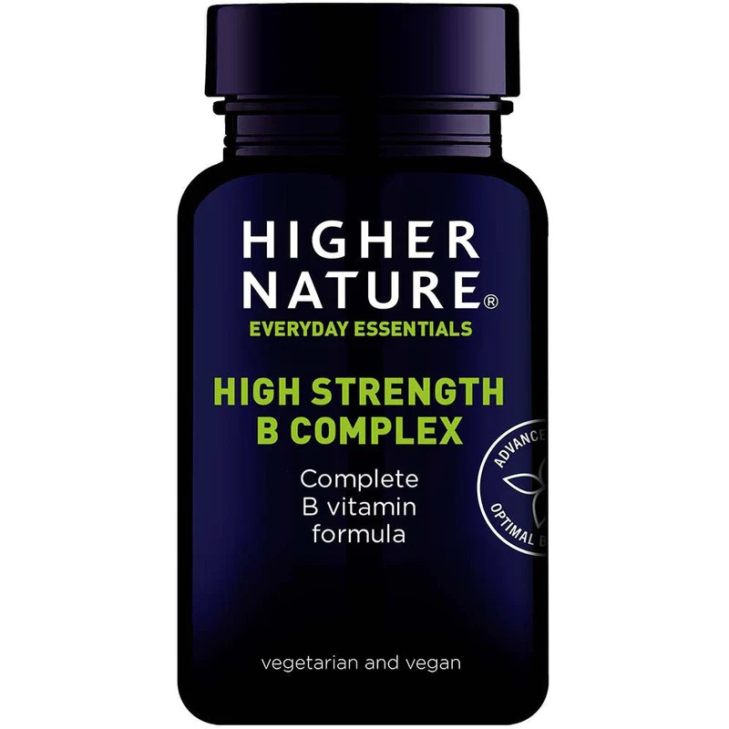 Higher Nature B Complex High Strength Vcaps 30's - HEMLOCK