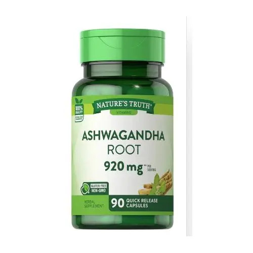 Nature's Truth Ashwagandha root 920mg QR capsules 90's - HEMLOCK PHARMACY