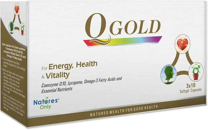 Natures Only Q Gold Softgel Capsules 30 Pack - HEMLOCK