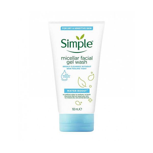 Simple Water Boost Micellar Facial Gel Wash 150ml - HEMLOCK PHARMACY