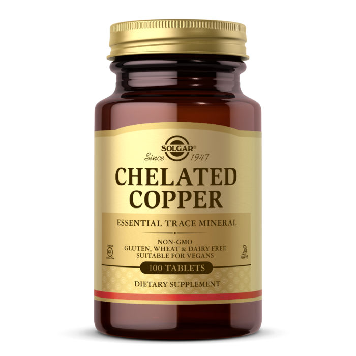 Solgar Chelated Copper Tablets 100's - HEMLOCK