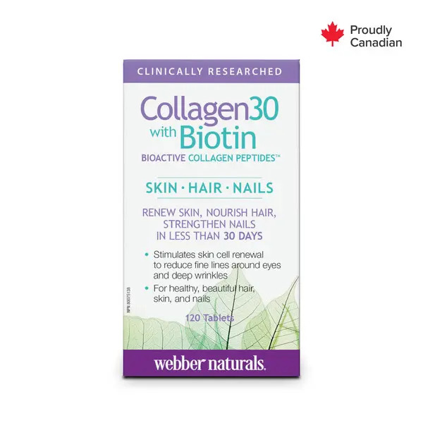 webber naturals Collagen 30 with Biotin Tablets 120's - HEMLOCK PHARMACY