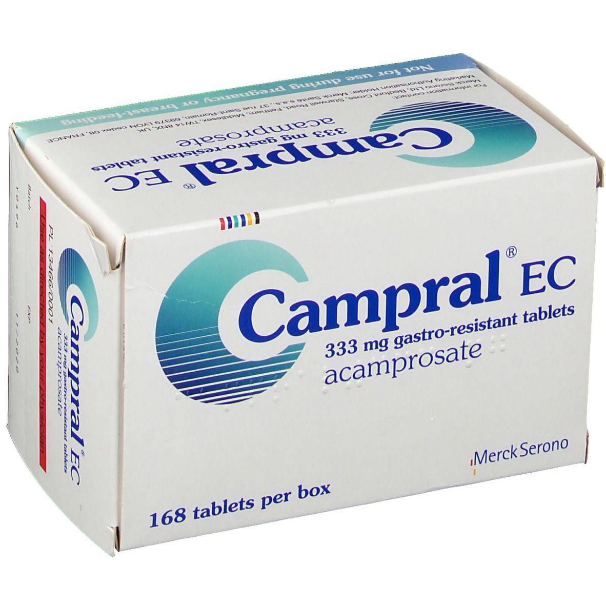 Campral EC 333mg Gastro-resistant tablets 168's - HEMLOCK PHARMACY
