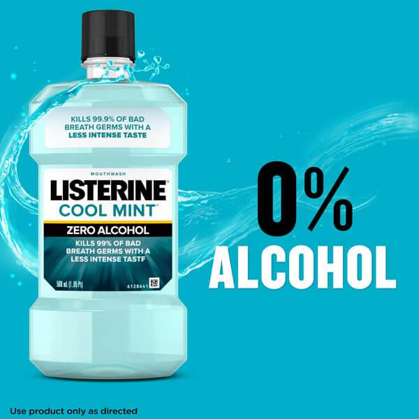 Listerine Mouthwash ZERO Coolmint 500ml - HEMLOCK PHARMACY
