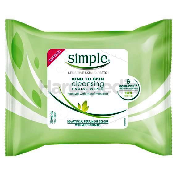 Simple KTS Cleansing Facial Wipes 25's - HEMLOCK PHARMACY